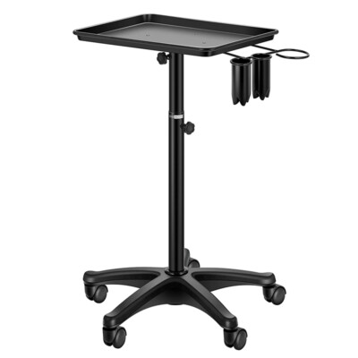27.5" to 43.3" Mayo Stand Mobile Rolling Cart Salon Trolley Medical ...