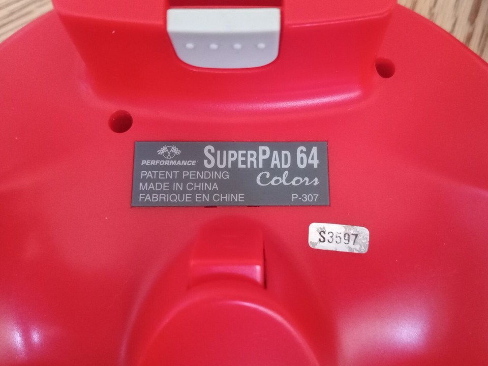 Performance SuperPad 64 Colors Red Controller for Nintendo 64 *FREE ...