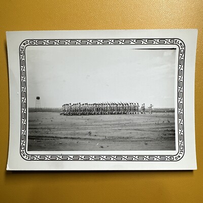 WW2 VINTAGE PHOTO Camp Barkeley Army Abilene Texas original snapshot ...