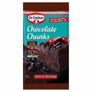 Dr Oetker Dark Chocolate Chunks - 100g (0.22lbs) 5028881168676 | eBay