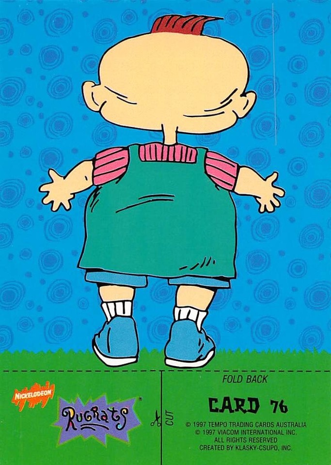 Rugrats Nickelodeon Vintage Trading Card 1997 Tempo Phil #76 VG | eBay