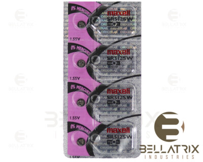 4 x Maxell 335 Watch Batteries, SR512SW Battery | Shipped from USA ...