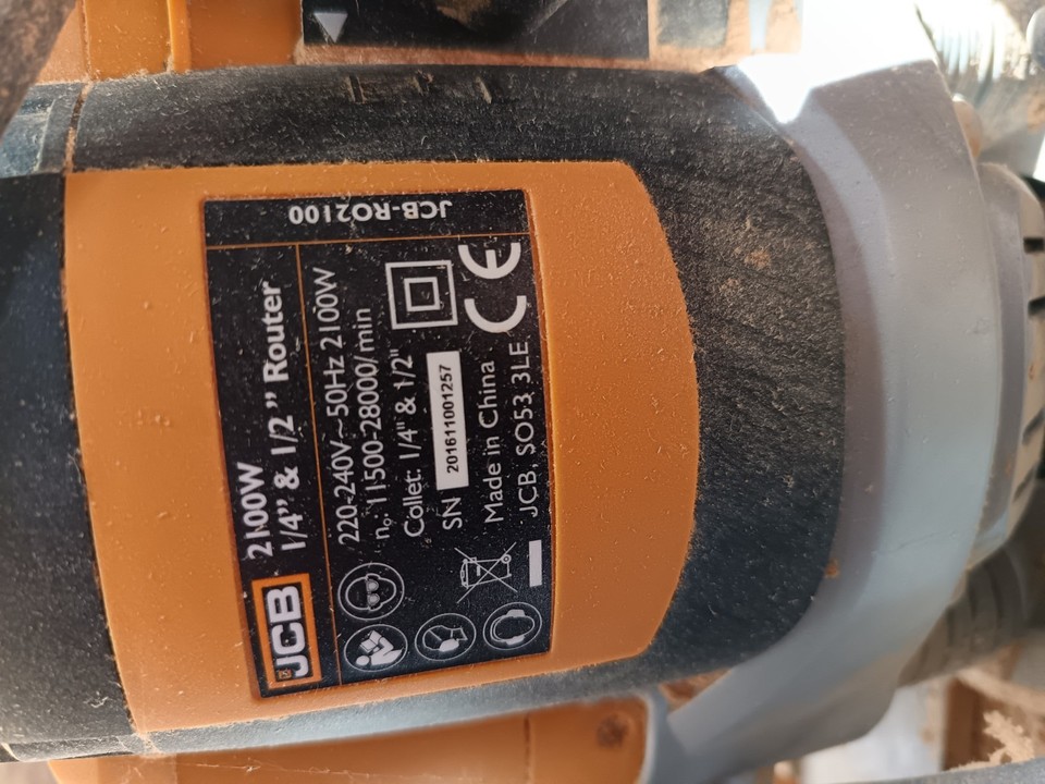 Work Zone Router Table JCB 2100 Watt Router | eBay UK