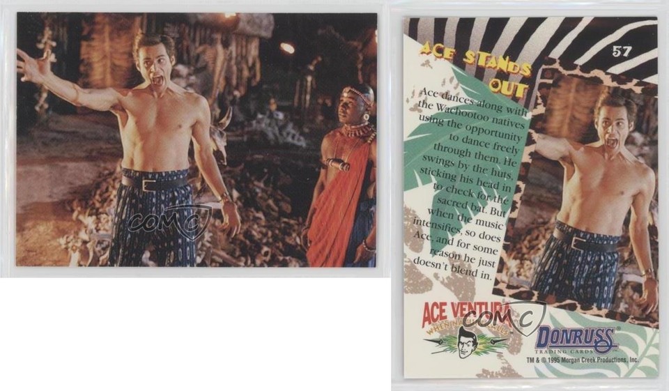 1995 Donruss Ace Ventura: When Nature Calls Ace Ventura 2 Ace Stands ...
