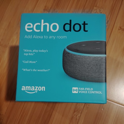 Amazon Echo Dot (3rd Generation) Smart Speaker - Charcoal Open Box Never Used | eBay