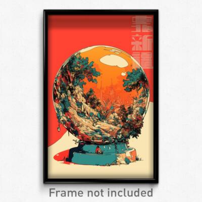 Chinese Movie Poster - Spherical Desert (China Psychedelic Art Retro ...