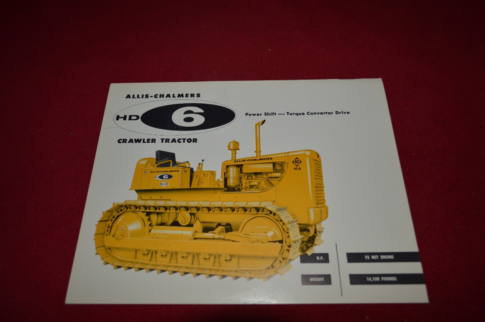 Allis Chalmers HD6 Crawler Tractor Dealers Brochure AMIL12 ver9 | eBay