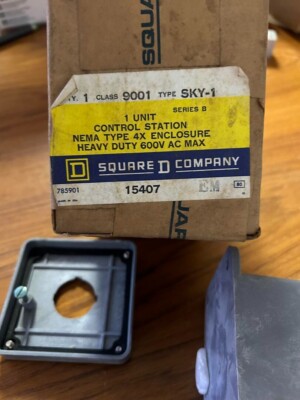 Square D Control Station Class 9001 Type SKY-1 Series B | eBay
