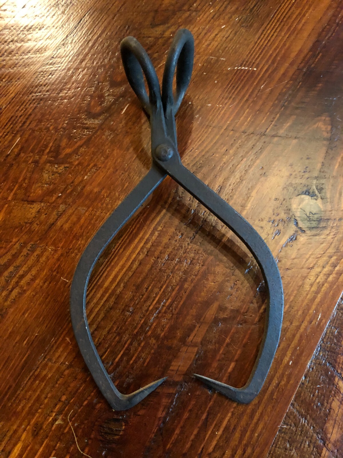 Cast Iron Ice Block Log Grabber Vintage Tongs 9-1/4" W x 16" L | eBay