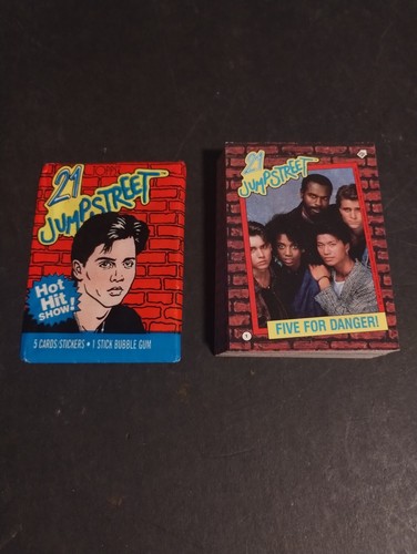 1987 Topps 21 Jump Street Complete Card Set 1-44 Sharp w/ wrapper ...