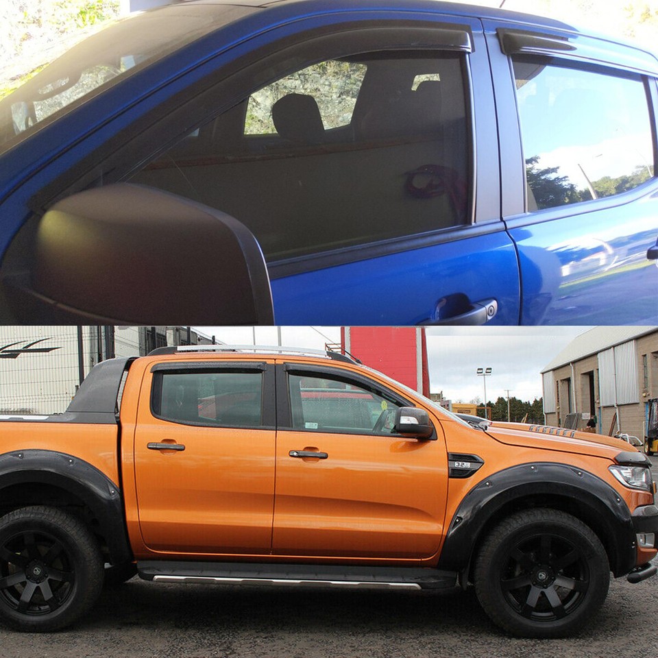 For 2019-2025 Ford Ranger Super Crew Cab Vent shade Rain Guard Window ...