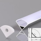 10Pcs LED Aluminum Channel V-Shape LED Profile with End Caps and ...