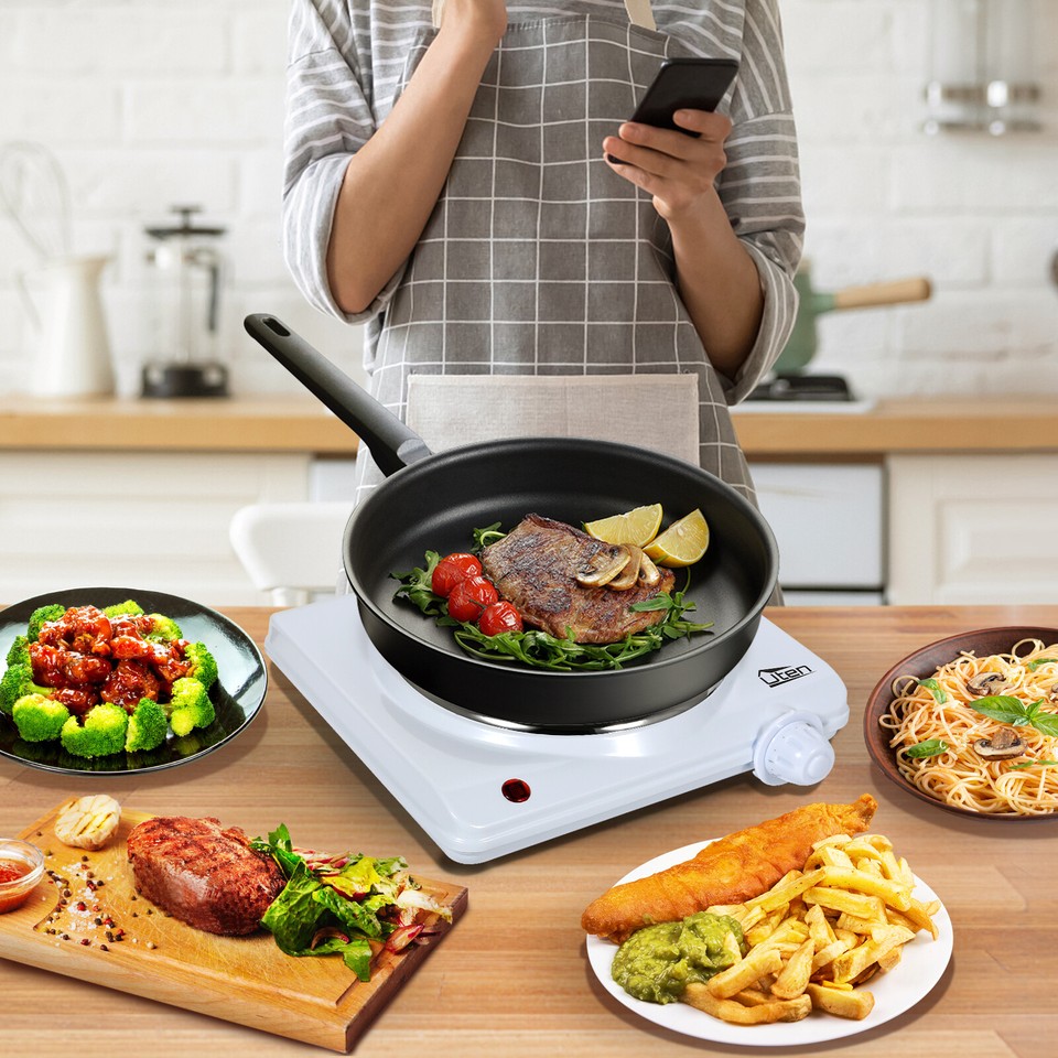Hot Plate Electric Cooker Double Single Portable Table Top Hob 1250 ...