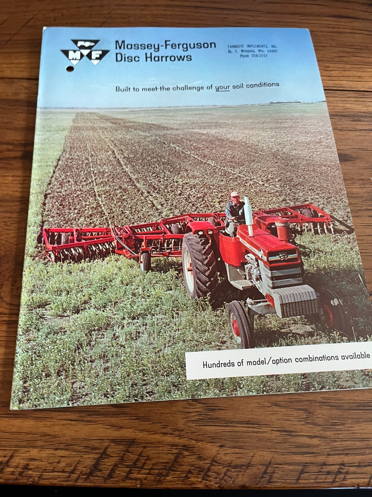 Massey Ferguson Disc Harrows For 1969 Brochure FCCA | eBay