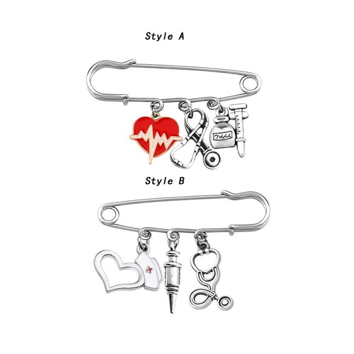 Pin Brooch Shirt Pin Decorative Safe Pin Fashion Nurses Gift Charm ...