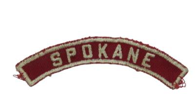 SPOKANE Red and White Community Strip RWS worn [Z1971] | eBay