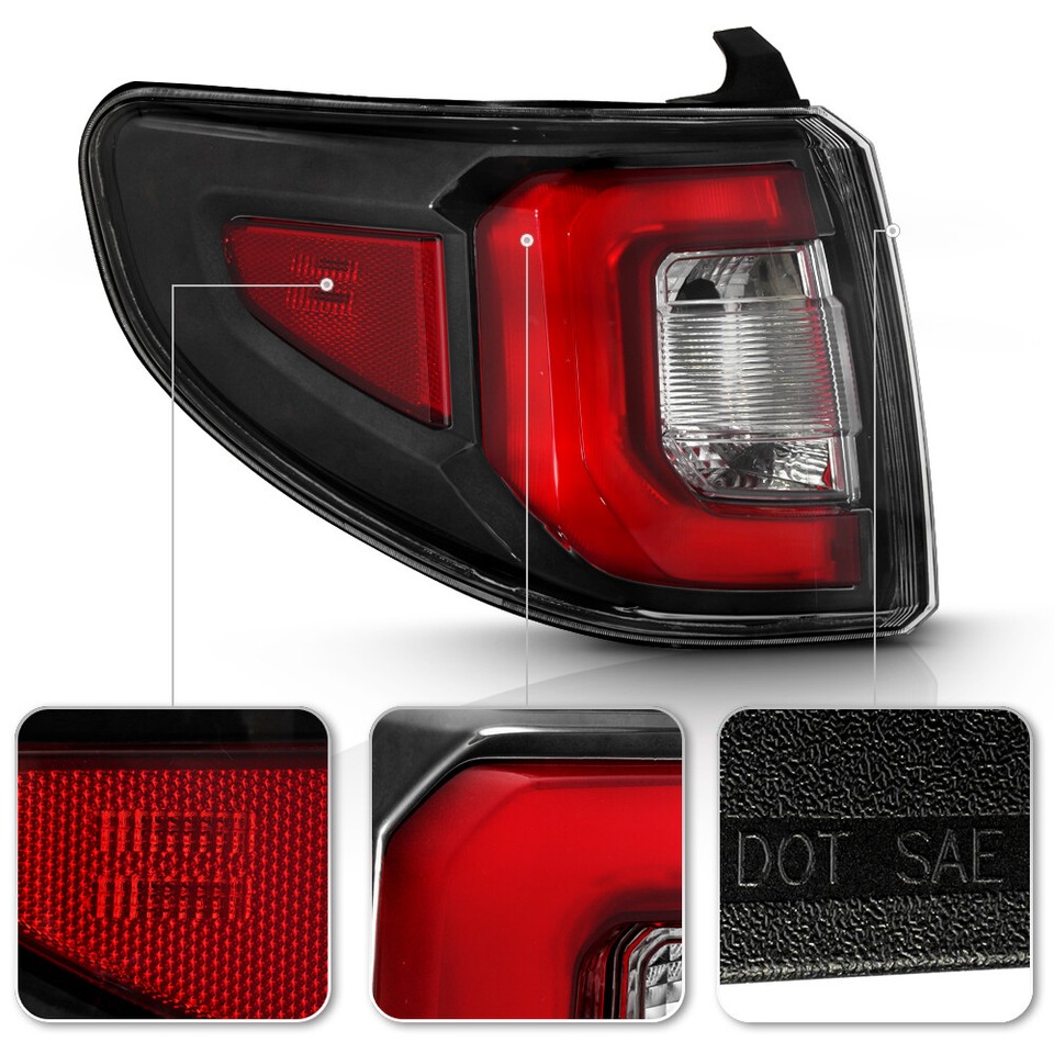 2013-2016 GMC Acadia 17 Acadia Limited LED Tail Lights Lamps Outer Left ...