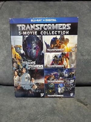 Transformers: 5-Movie Collection (Blu-ray, 2017) 6-Disc Box Set NO ...