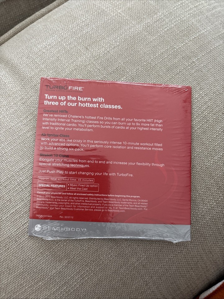 Beachbody ~ TURBO FIRE ~ Chalene Johnson ~ KEEP ON BURNIN' ~ Bonus DVD ...