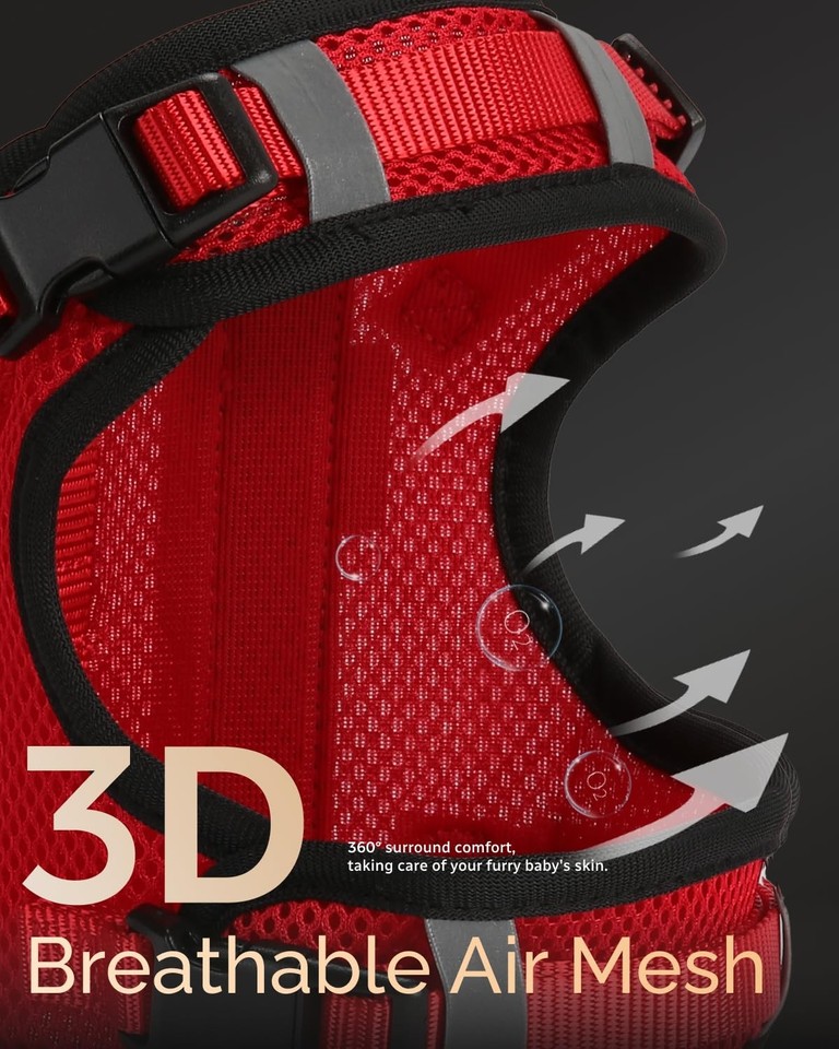 Service Dog Vest for Small Dogs Air Mesh Breathble Emotional Support ...