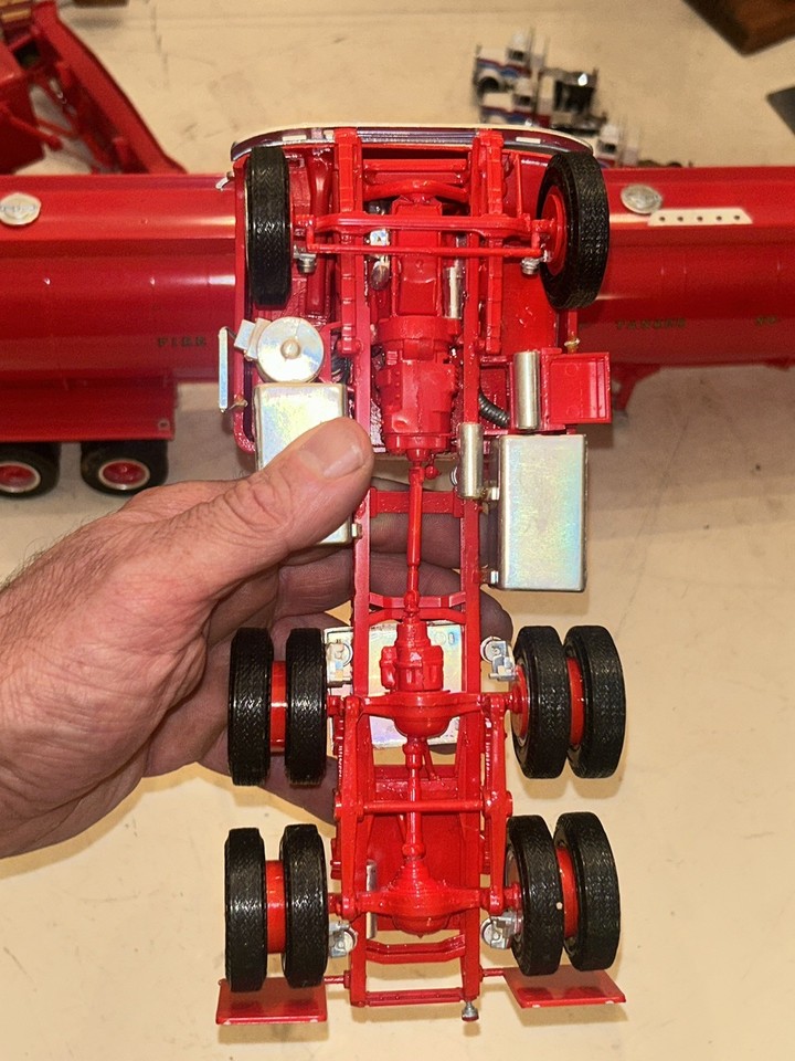 Vintage Custom Built AMT Chevy Titan 90 Semi Fire Truck & Tanker ...