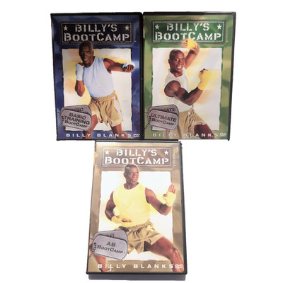 Billy Blanks BootCamp DVD LOT - Basic Training - Ultimate BootCamp - AB ...