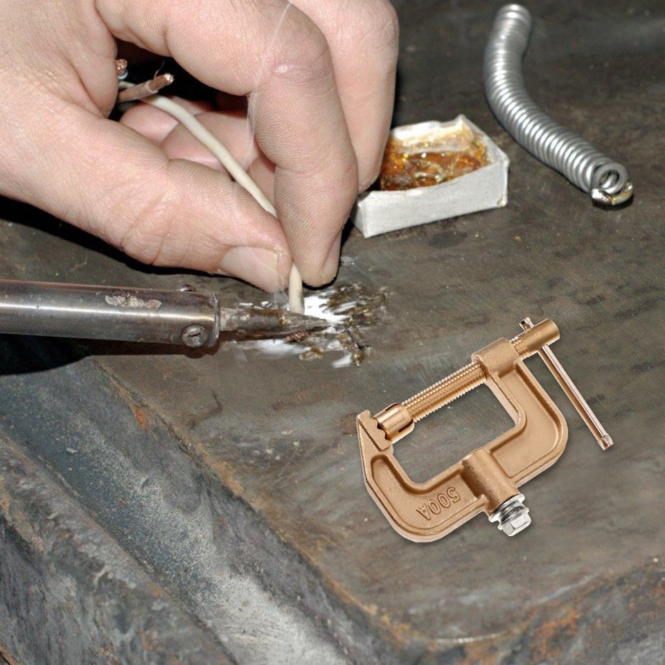 Welder Earth Clamp Welding Cable Ground Electrically Welded Clamps ...