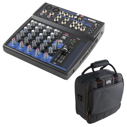 Gemini Sound GEM-08USB - 8-Channel Bluetooth Audio Mixer w/ Equipment ...