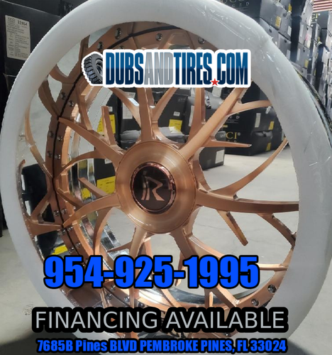 24" Rucci Murda Wheels Rose Gold RIMS 24x9.5 24x10 Impala Custom Wheels ...