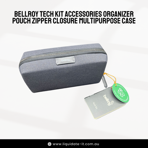 Bellroy Tech Kit Accessories Organizer Pouch Zipper Closure ...