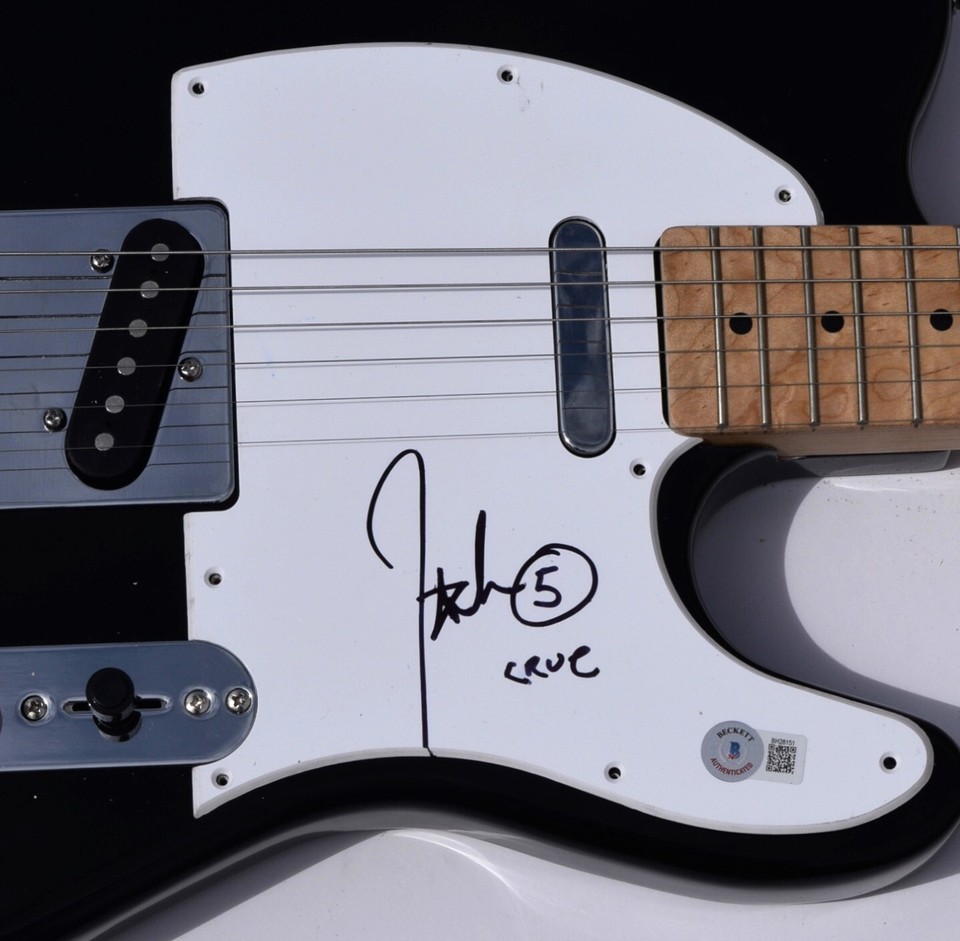 John 5 Signed Electric Guitar Motley Crue Guitarist Autograph Beckett ...