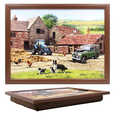 4x4 Tractors Laptray with Cushioned Bean Bag Base Farm Lap tray for ...
