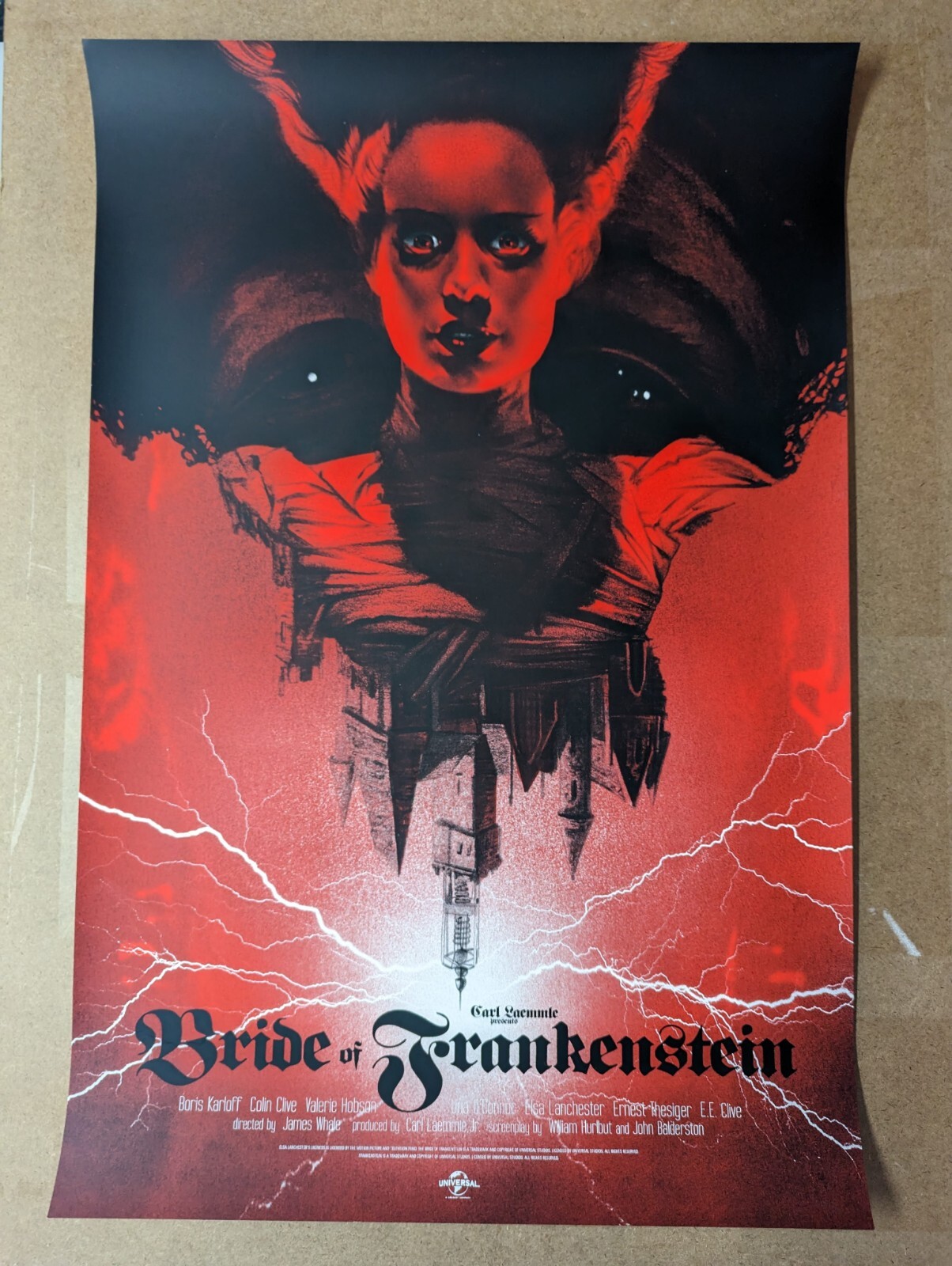 Greg Ruth The Bride Frankenstein Mondo Poster Universal Monsters Movie ...