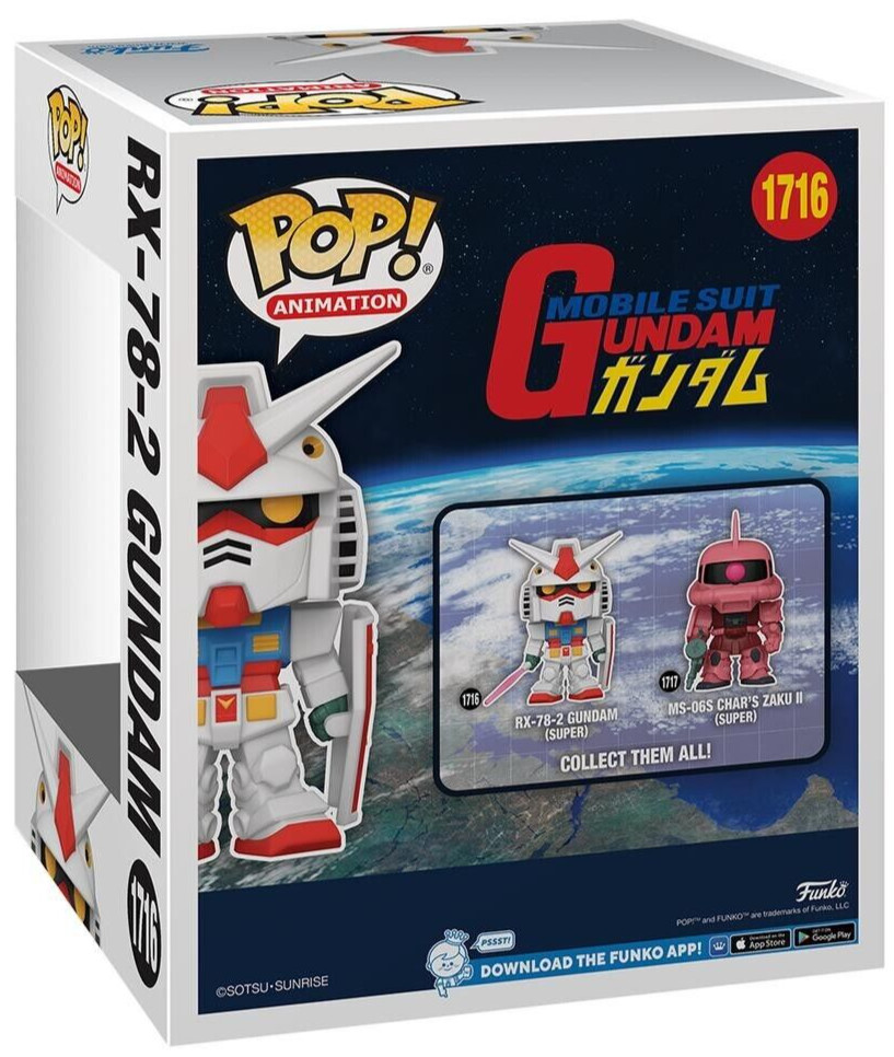 Funko Pop! Mobile Suit Gundam 6" RX-78-2 Gundam #1716 - Supply Chain ...
