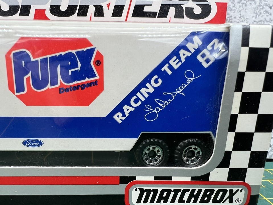 Purex Racing Team #83 Lake Speed 1993 Matchbox Super Star Transporters ...
