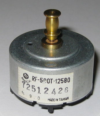 Mabuchi RF-500 Motor w/ Pulley for VCR / CD / DVD Player - 9V DC - RF ...