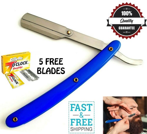 Sharp Barber Salon Straight Cut Throat Shaving Razor Shavette RASOIRS ...