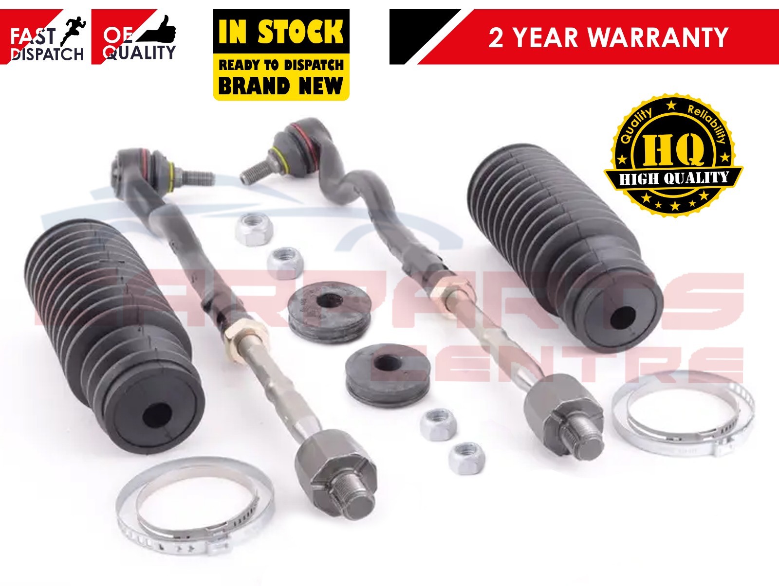 FOR BMW E46 M3 FRONT INNER OUTER STEERING TRACK TIE ROD END ASSEMBLY ...