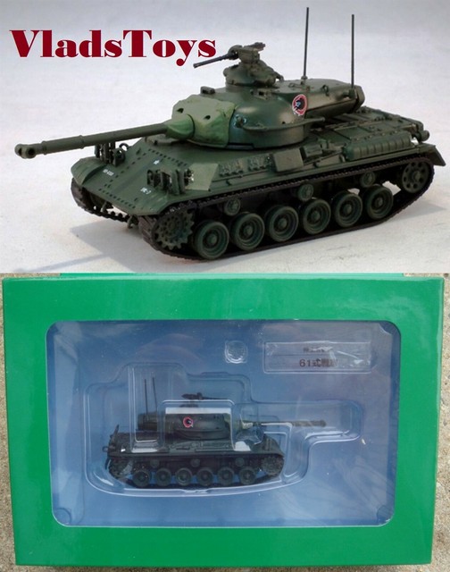DeAgostini JSDF Vehicles 1/72 MITSUBISHI Type 61 Main Battle Tank ...