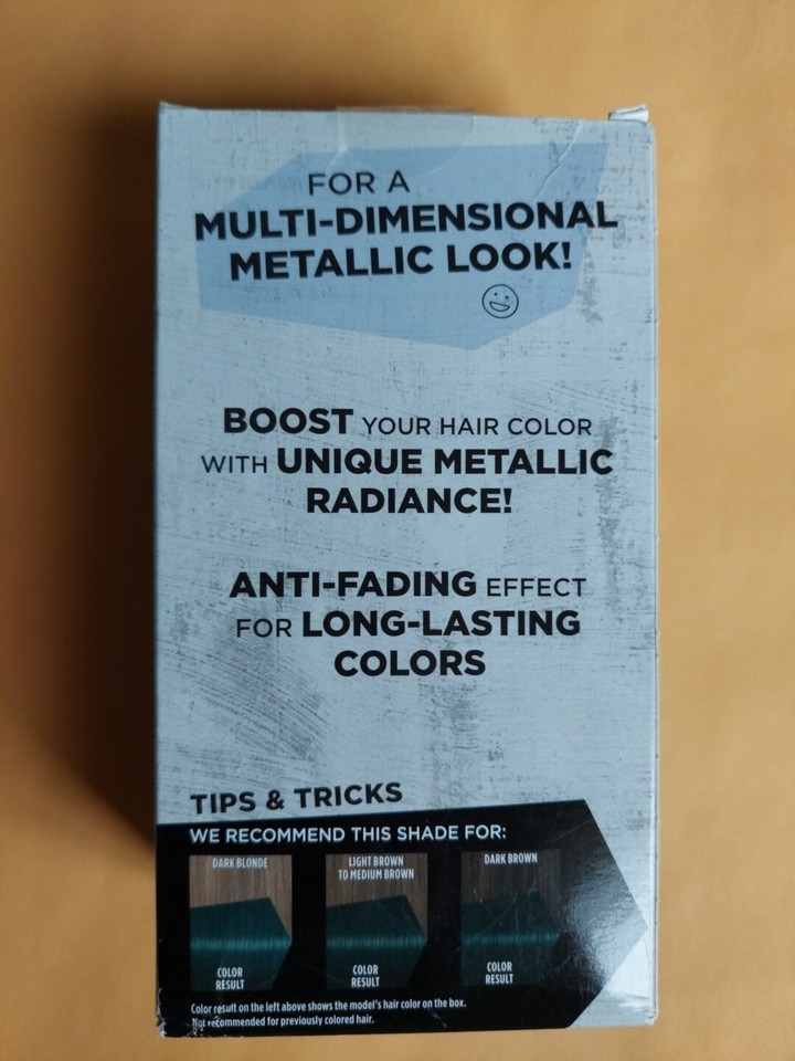 Schwarzkopf Got2b Metallics Permanent Hair Color Kit #M75 COSMIC TEAL ...