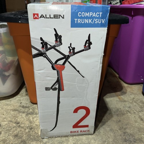 New Allen Sports MT2-B Compact Folding 2-Bike Car Trunk Mount Rack Bike ...