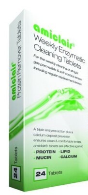 Contact Lens Cleaning Tablets - Amiclair Protein Remover 24 Tablets ...