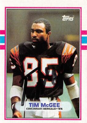 Tim McGee autographed Football Card (Cincinnati Bengals) 1989 Topps #29 ...