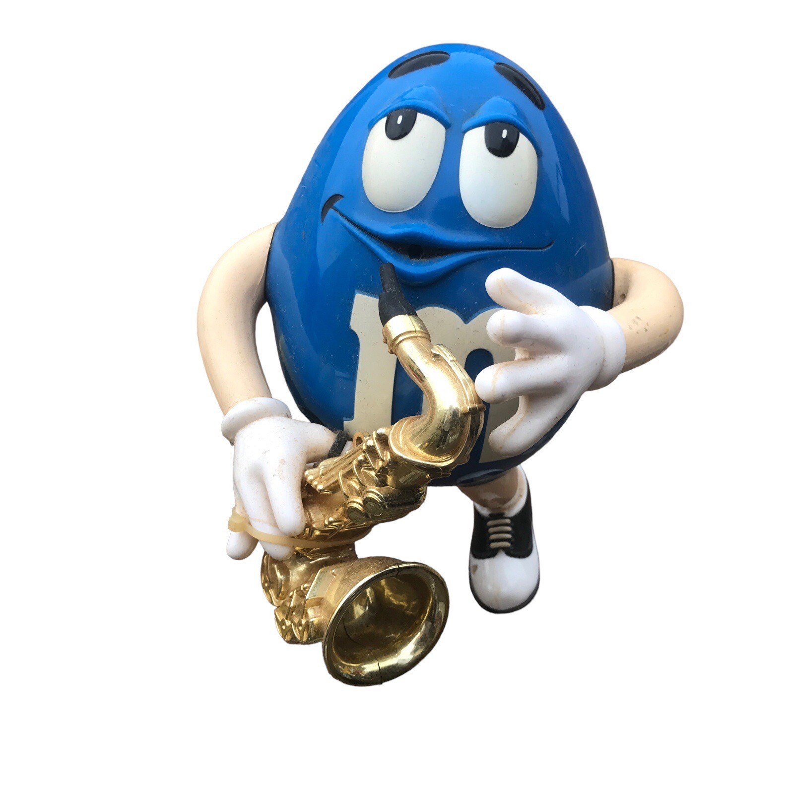 Vintage Blue M&Ms Saxophone Player Candy Dispenser | eBay