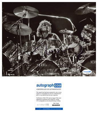 GIL MOORE SIGNED TRIUMPH 8X10 PHOTO ACOA COA A | eBay
