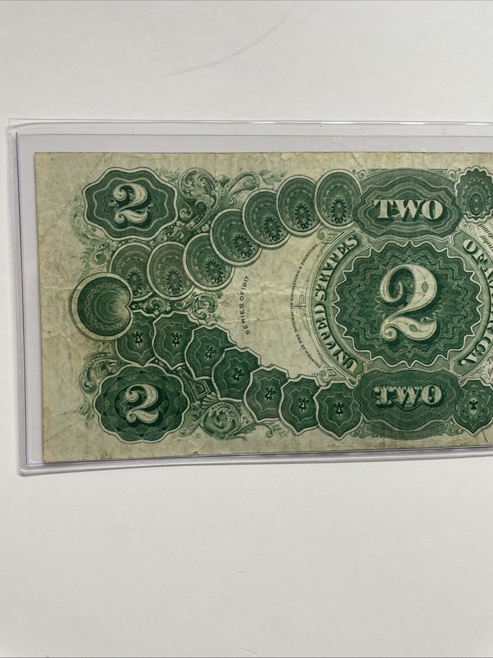 $2 1917 United States Large Size Two Dollar Note VF Very Fine | eBay