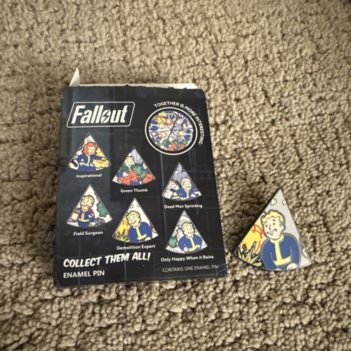 Fallout Demolition Expert Enamel Pin Official Bethesda Box Lunch Blind ...