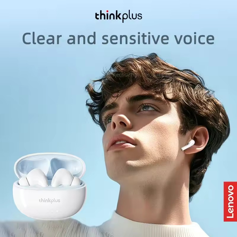 Lenovo Thinkplus Earphones LP5 Pro Bluetooth Wireless Earbuds Call Dual ...