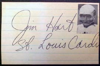 JIM HART AUTOGRAPHED SIGNATURE CUT CARD | eBay