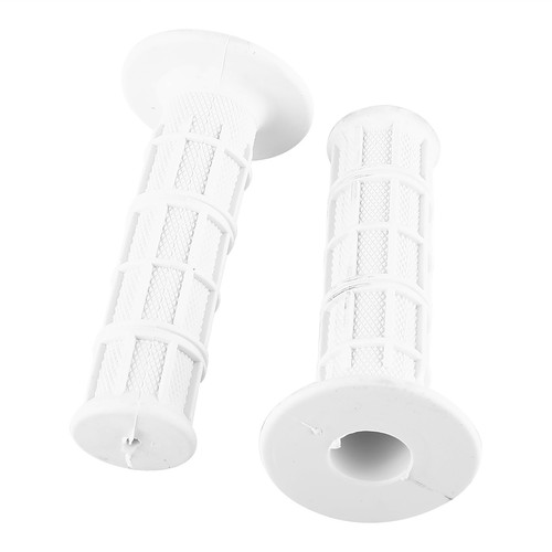 (White)Hand Grips Handlebar Grip 2pcs/set For 7/8in Motorcycle Bars ...